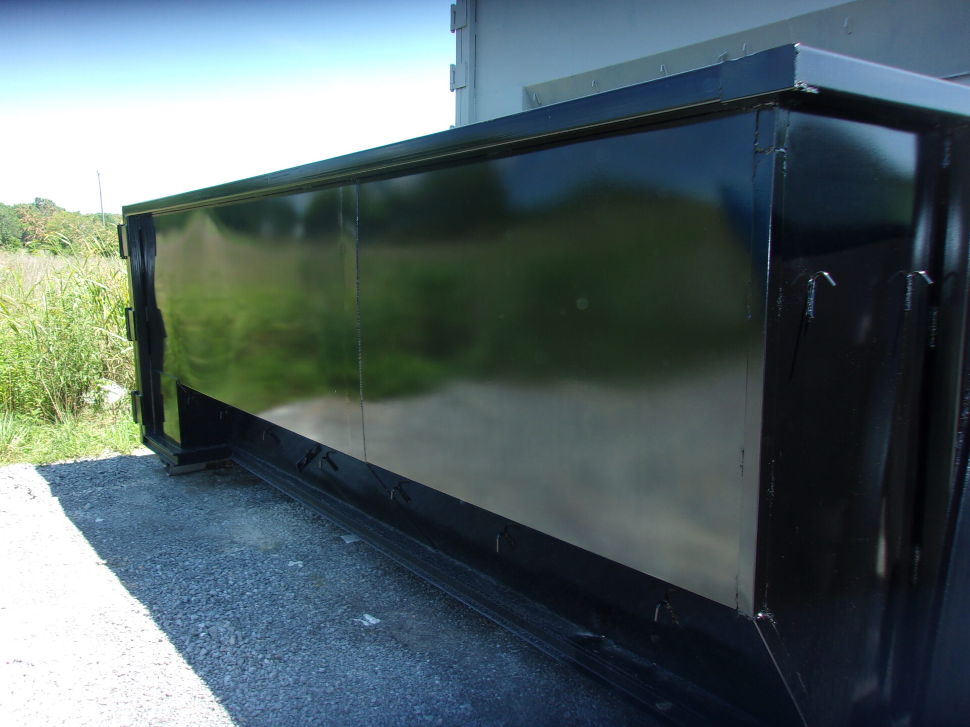 Black 54 Inch 16 Foot Long Dumpster | Raleigh, North Carolina - Waste ...