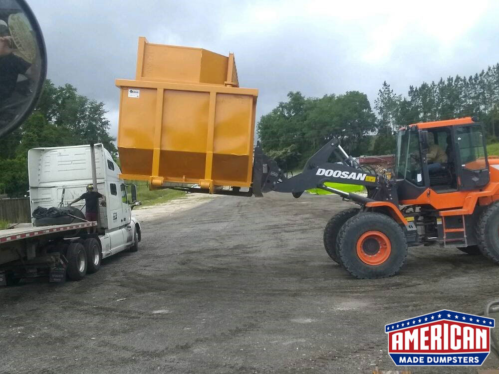 Demolition Straight Wall Cable Dumpsters For Sale | Orlando, Florida ...