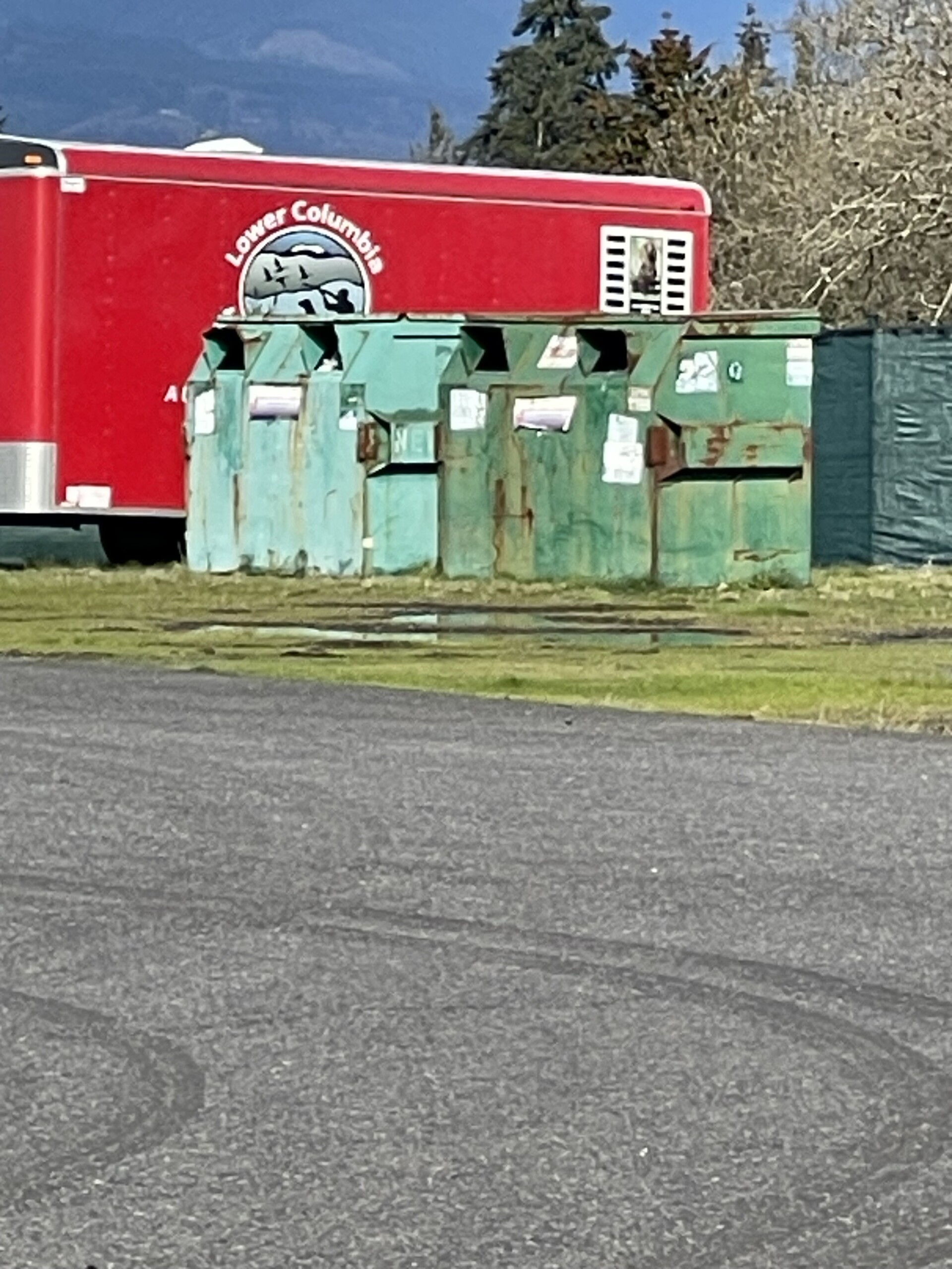 Used Green Front Load Dumpsters | Portland, Oregon - Waste and ...